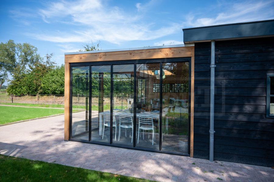 Aanbouwveranda Modena 370x365 cm | Van Kooten