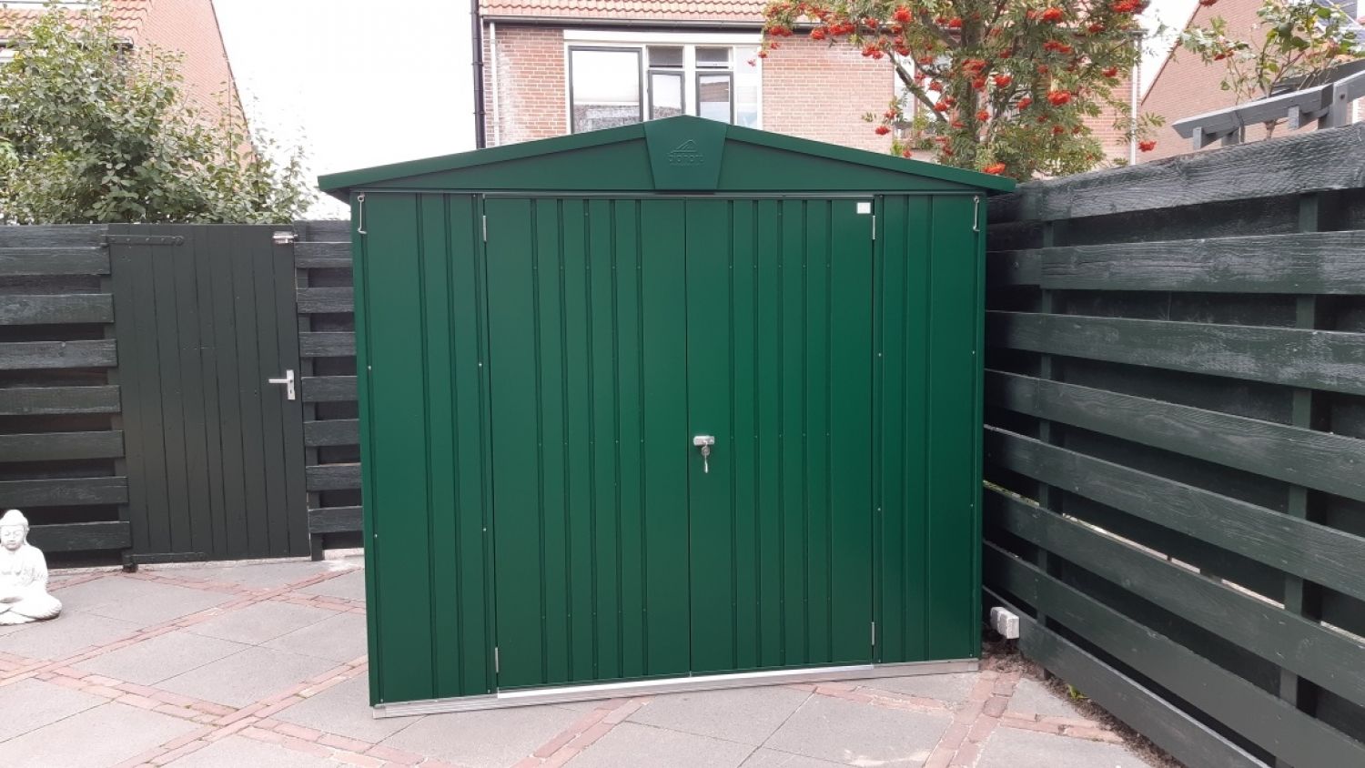 Biohort metalen berging Europa 3 244x156x203 cm | Van Kooten