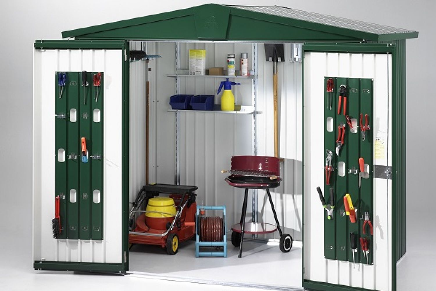 Biohort metalen berging Europa 3 244x156x203 cm | Van Kooten