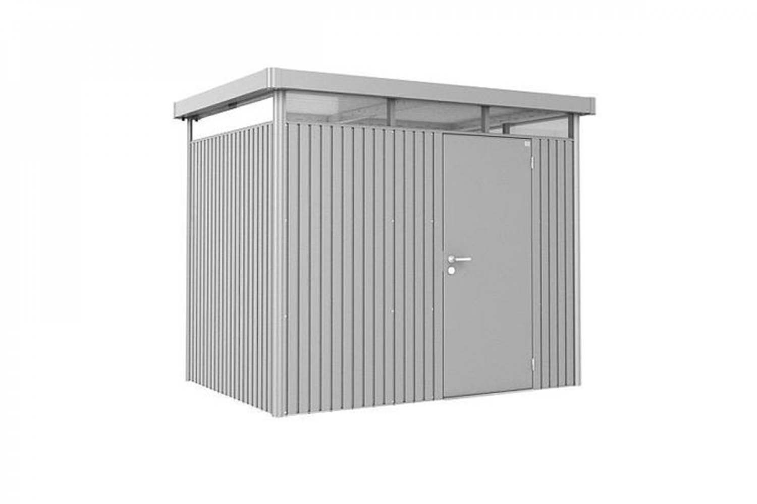 Metalen berging Highline H6 315x315x222 cm met enkele deur | Van Kooten