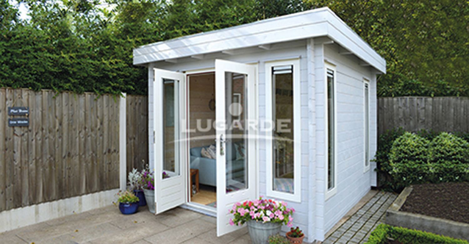 Lugarde Blokhut B6 250x300 cm - 44 mm | Van Kooten