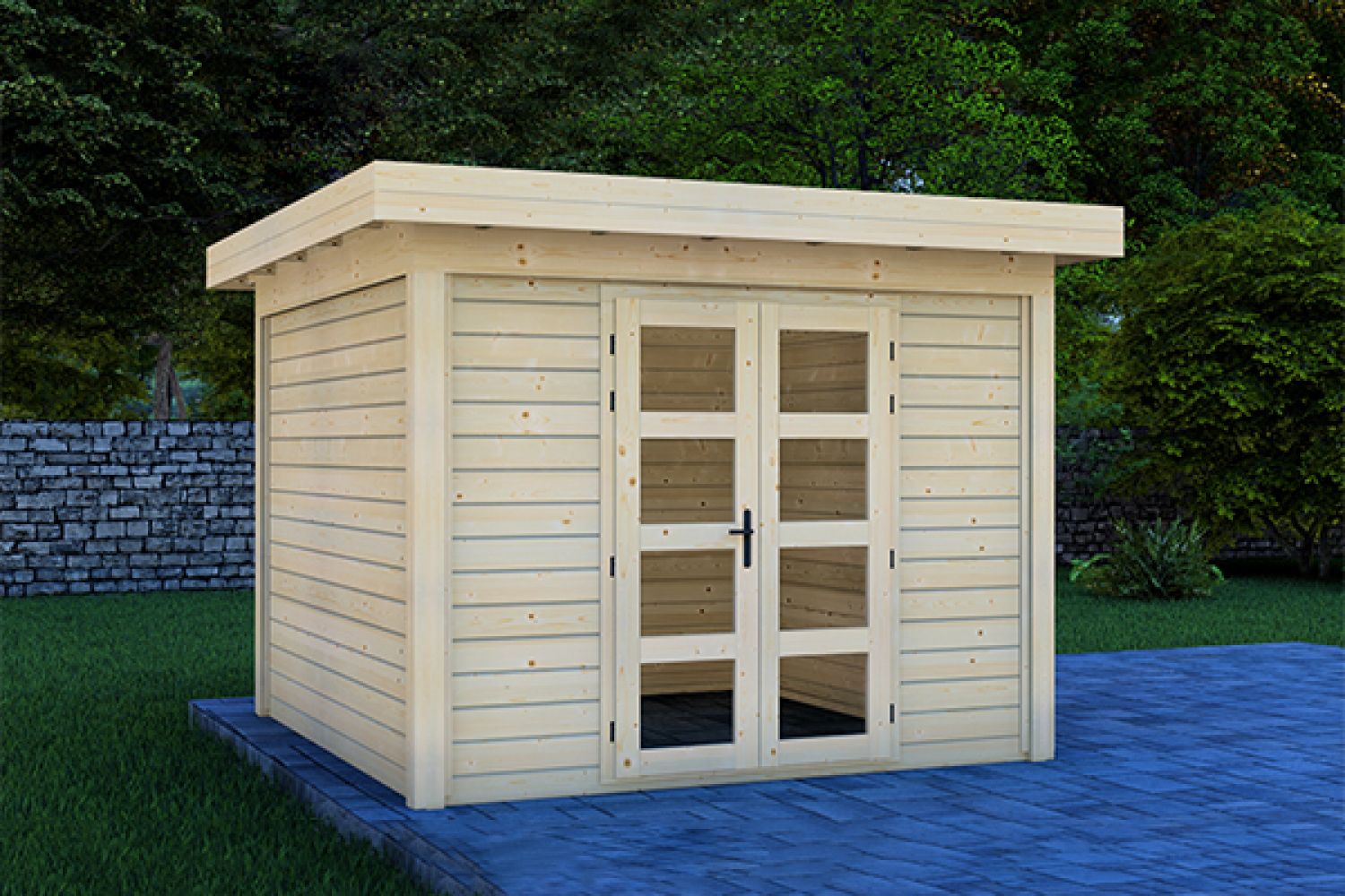 Prime Line blokhut 300x300 cm | Van Kooten